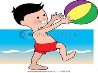 Picture story about a boy who lost his ball. | PPT
