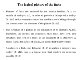 Picture theory of meaning and logical atomism in TLP.pptx