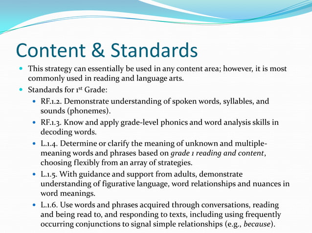 Picture Word Inductive Model (PWIM) | PPT