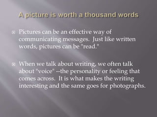 Picture worth 1000 words | PPT