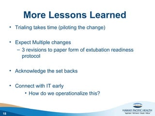 Extubation Readiness PIN presentation | PPT