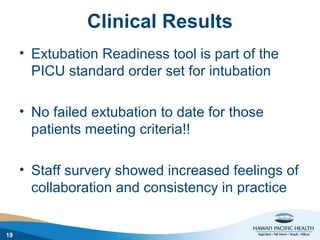 Extubation Readiness PIN presentation | PPT