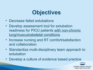 Extubation Readiness PIN presentation | PPT