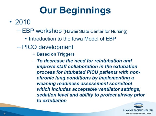Extubation Readiness PIN presentation | PPT