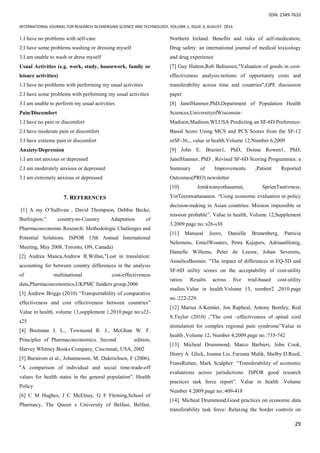Application of Pharma Economic Evaluation Tools for Analysis of Medical ...