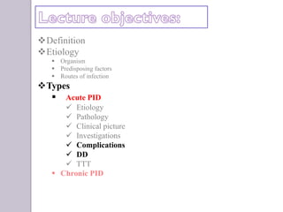 PID "Pelvic Inflammatory Disease" | PDF