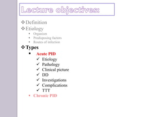PID "Pelvic Inflammatory Disease" | PDF