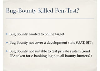 Pen-testing is Dead? | PDF | Computing | Technology & Computing