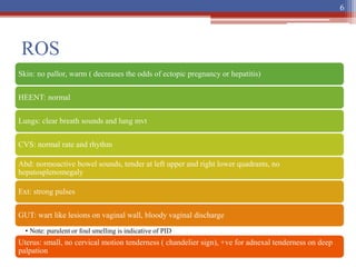 pelvic inflammatory disease: case presentation & disease overview | PPTX