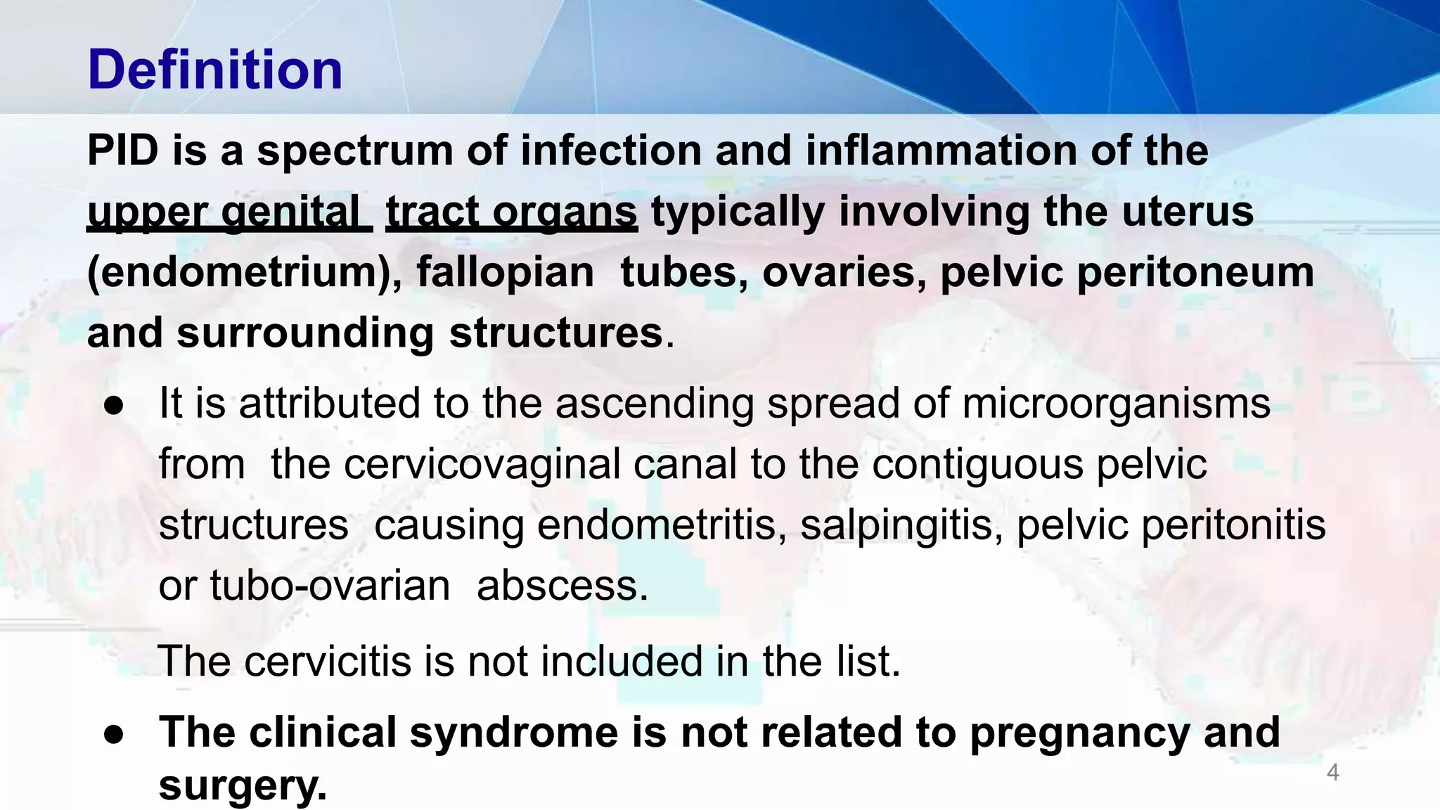 Pelvic inflammatory disease | PPTX