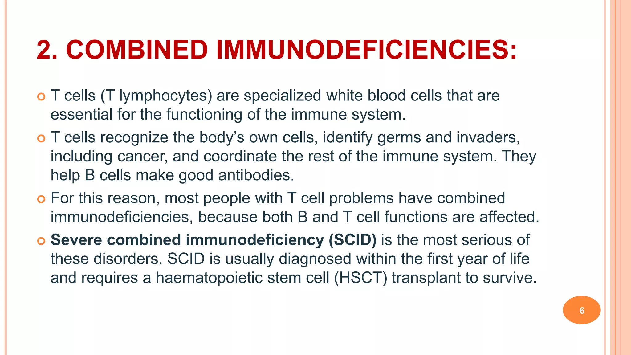 Primary Immunodeficiency Disorders | PPTX