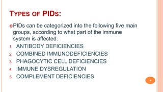 Primary Immunodeficiency Disorders | PPTX