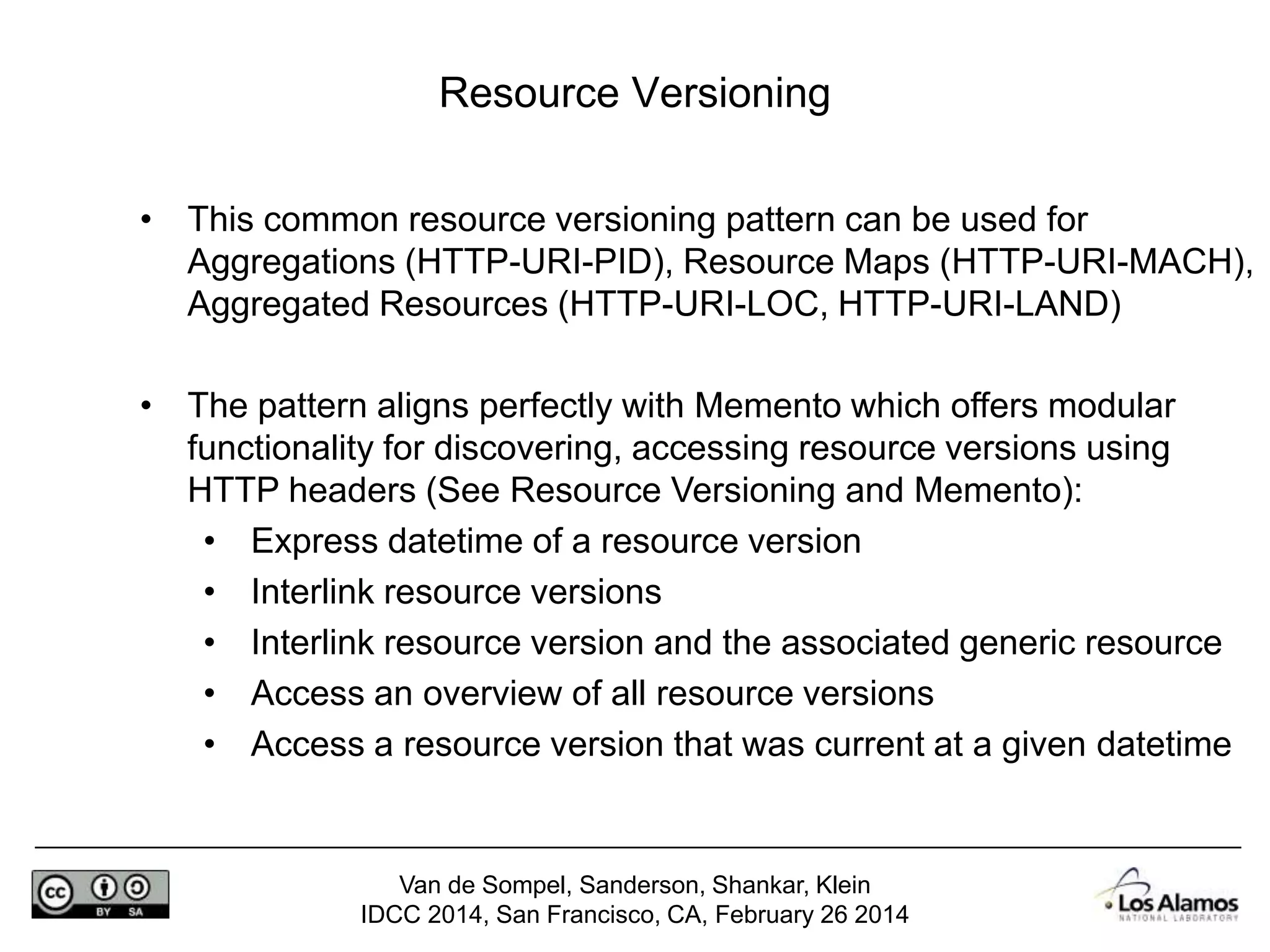 Persistent Identifiers and the Web: The Need for an Unambiguous Mapping | PPT