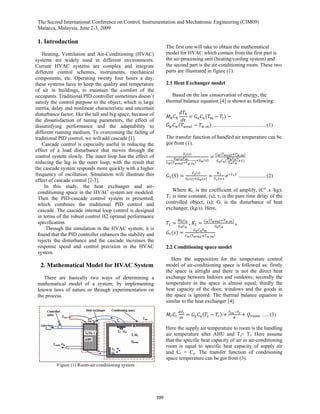 PID cascade for HVAC system control | PDF