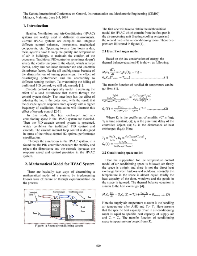 PID cascade for HVAC system control | PDF