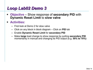 PID Control of Slow Valves and Secondary Loops Greg McMillan Deminar ...