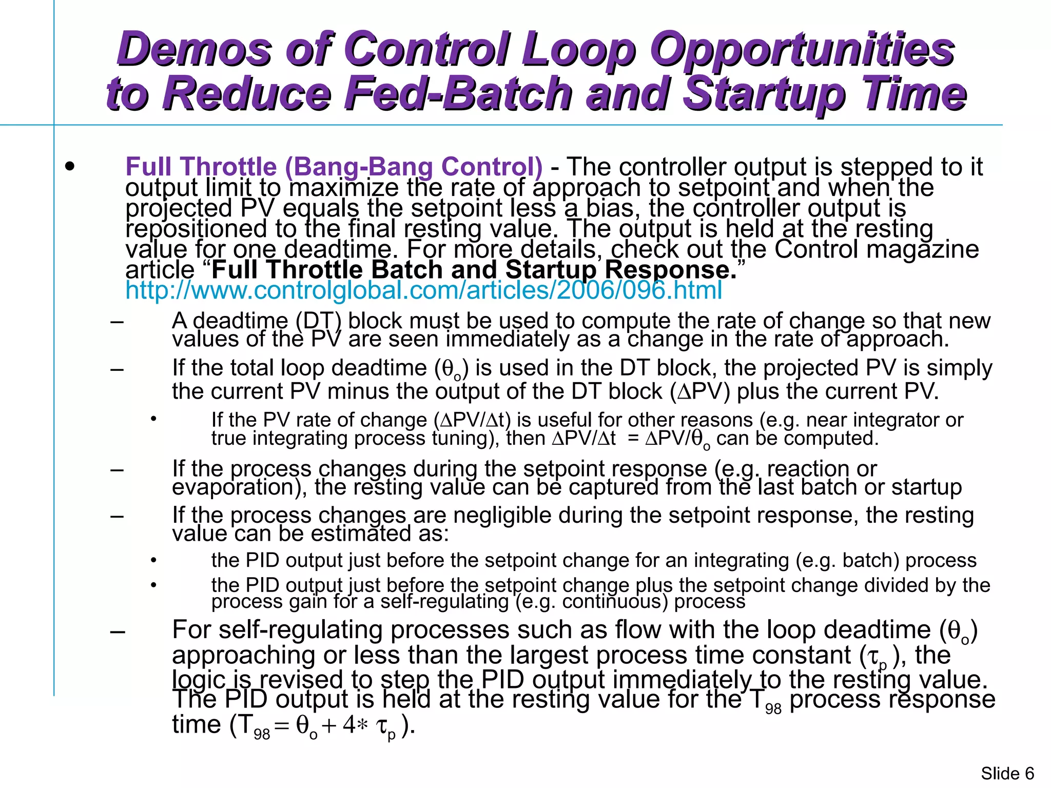 PID Control of True Integrating Processes - Greg McMillan Deminar | PPT