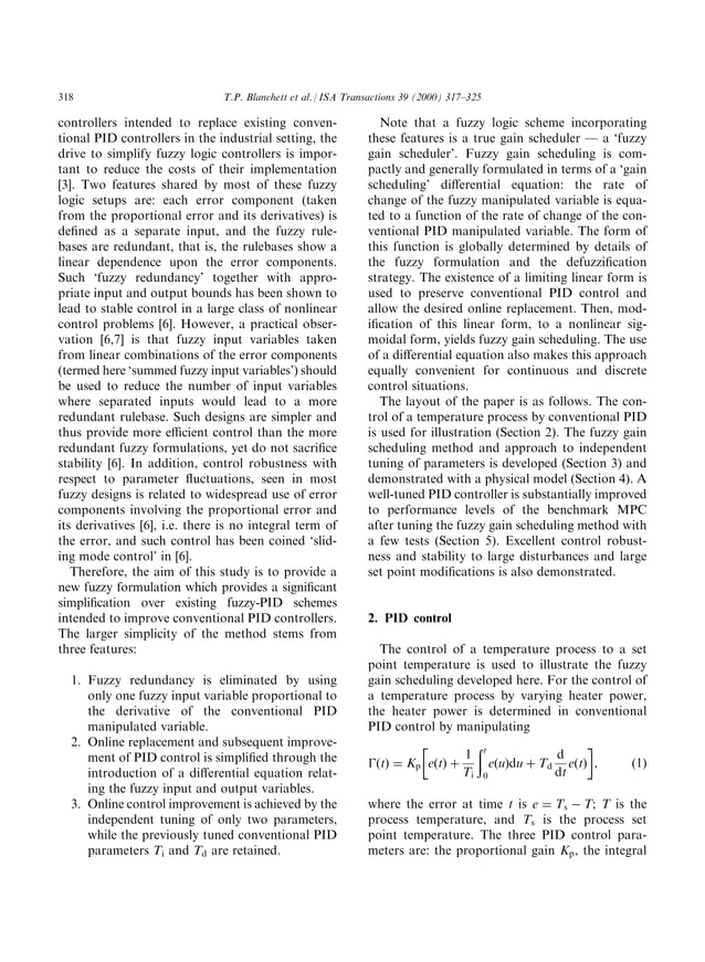 Pid Gain Scheduling Using Fuzzy Logic Pdf 