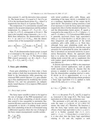 PID gain scheduling using fuzzy logic | PDF