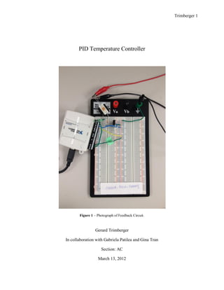 PID Temperature Controller | PDF | Consumer Electronics | Technology ...