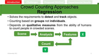 ICCES 2017 - Crowd Density Estimation Method using Regression Analysis | PPT
