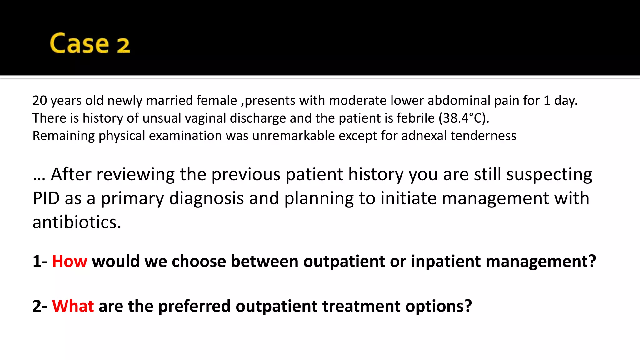 PELVIC INFLAMMATORY DISEASE (PID) | PPTX
