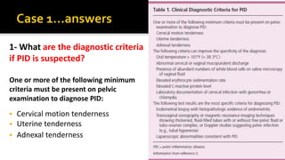 PELVIC INFLAMMATORY DISEASE (PID) | PPTX