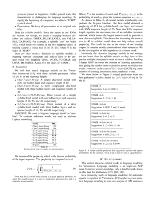 A Vietnamese Language Model Based on Recurrent Neural Network | PDF
