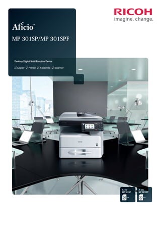 Ricoh Aficio MP 301 | PDF