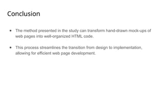 pic2code: Generating HTML Code from Handwritten Picture.pptx