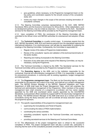 PIDA concept note | PDF | Africa Travel | Travel Locations