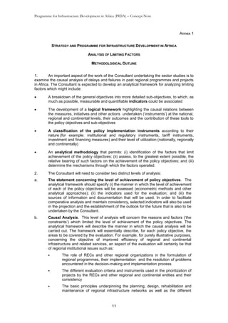 PIDA concept note | PDF | Africa Travel | Travel Locations