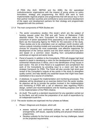 PIDA nepad infrastructure project preparation facility (ippf) special fund nepad-ippf | PDF