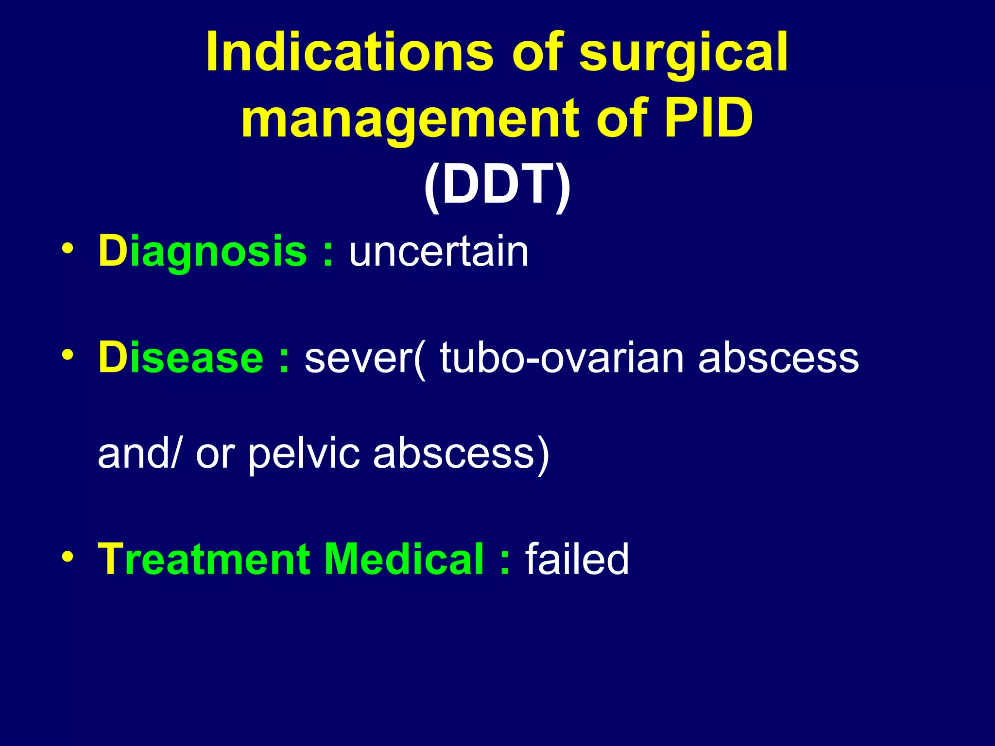 Pelvic Inflammatory Disease (PID) | PPT