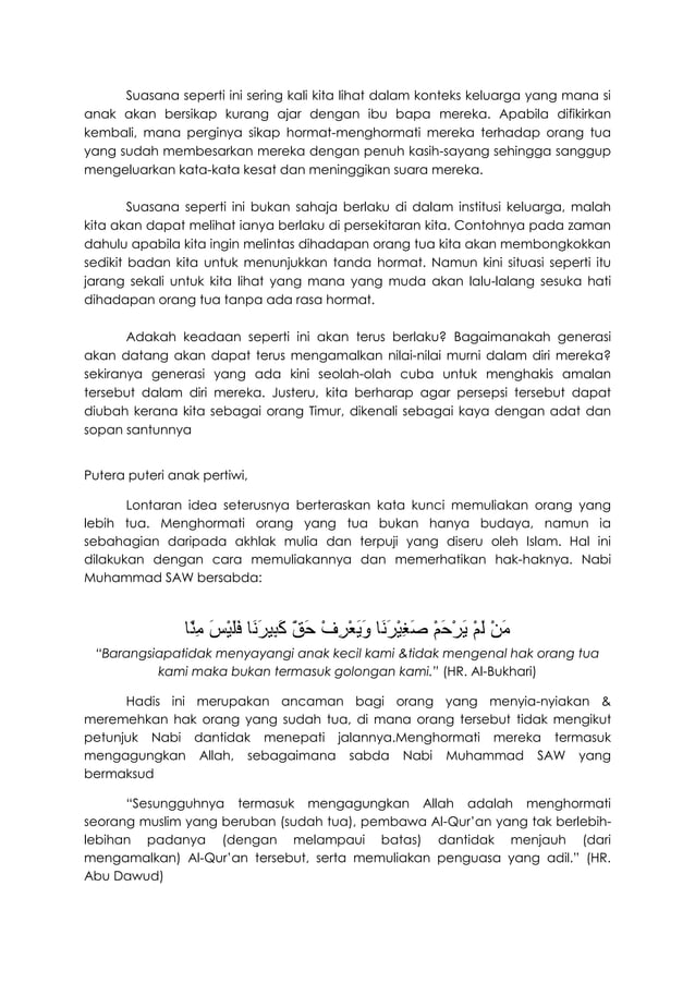 Pidato tua&muda | DOCX