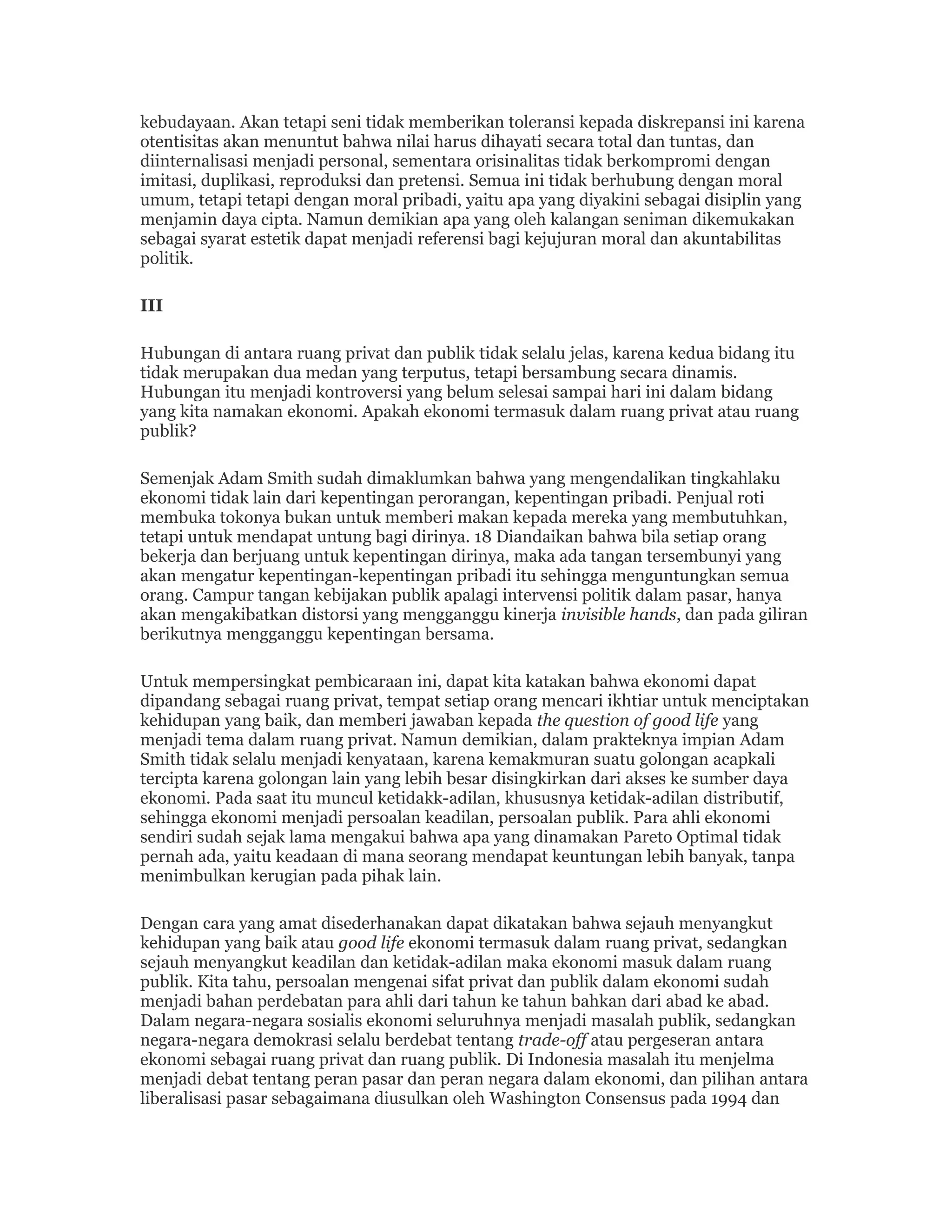 Pidato kebudayaan ignas kleden | DOC