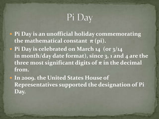 Pi day | PPTX