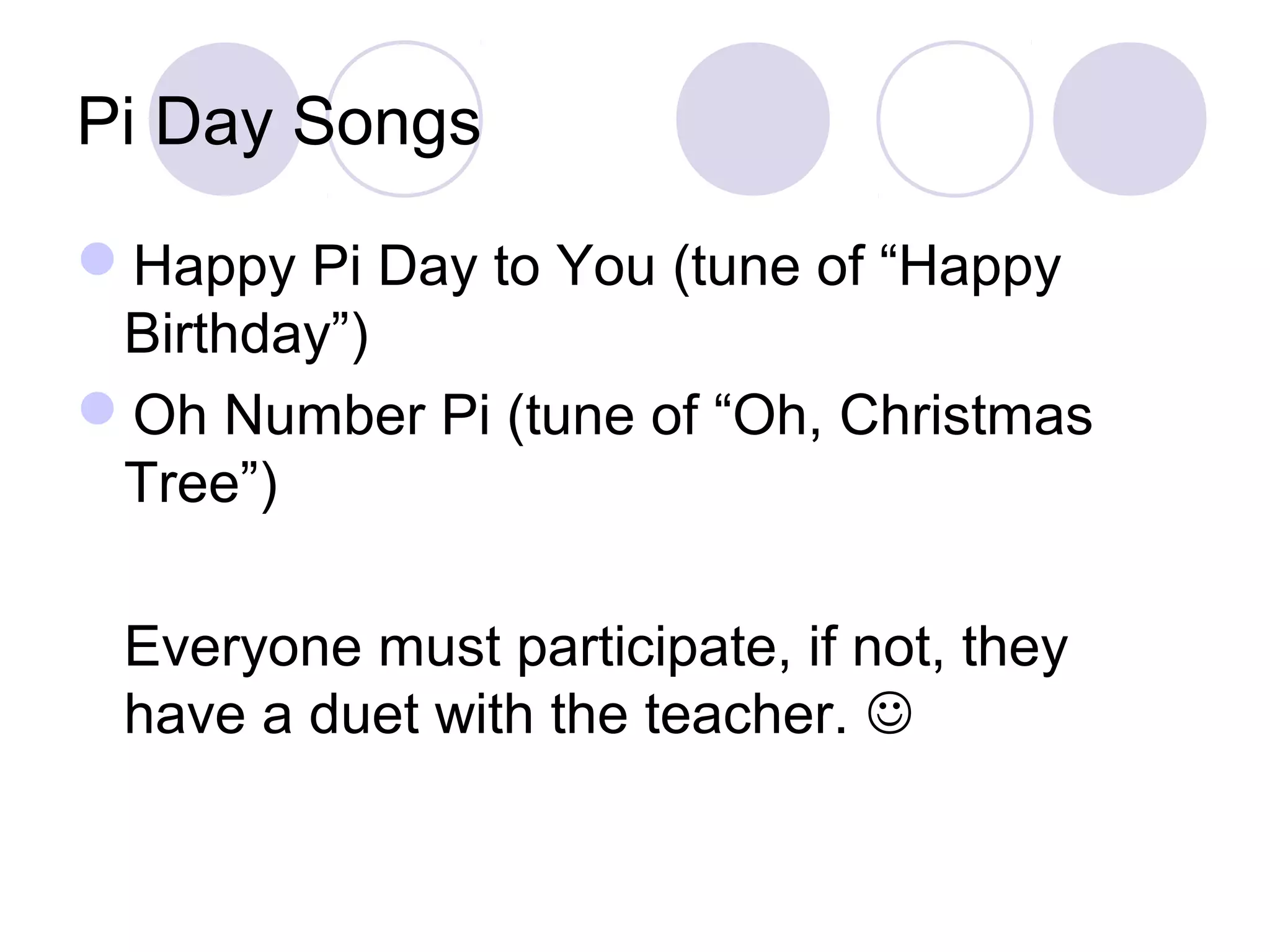 Pi day!!! powerpoint | PPT