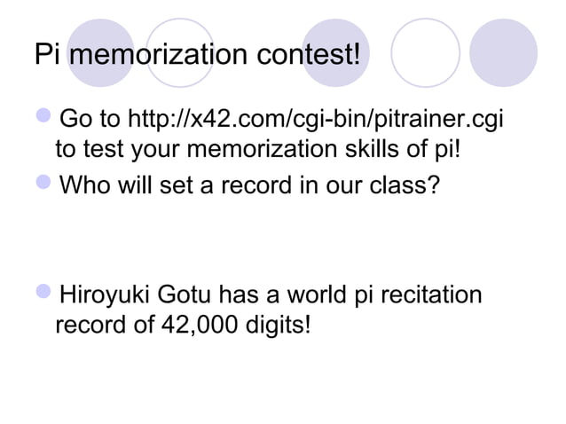 Pi day!!! powerpoint | PPT | National & Civic Holidays | Holidays