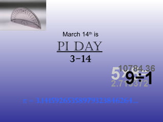 Pi day presentation 1 | PPT