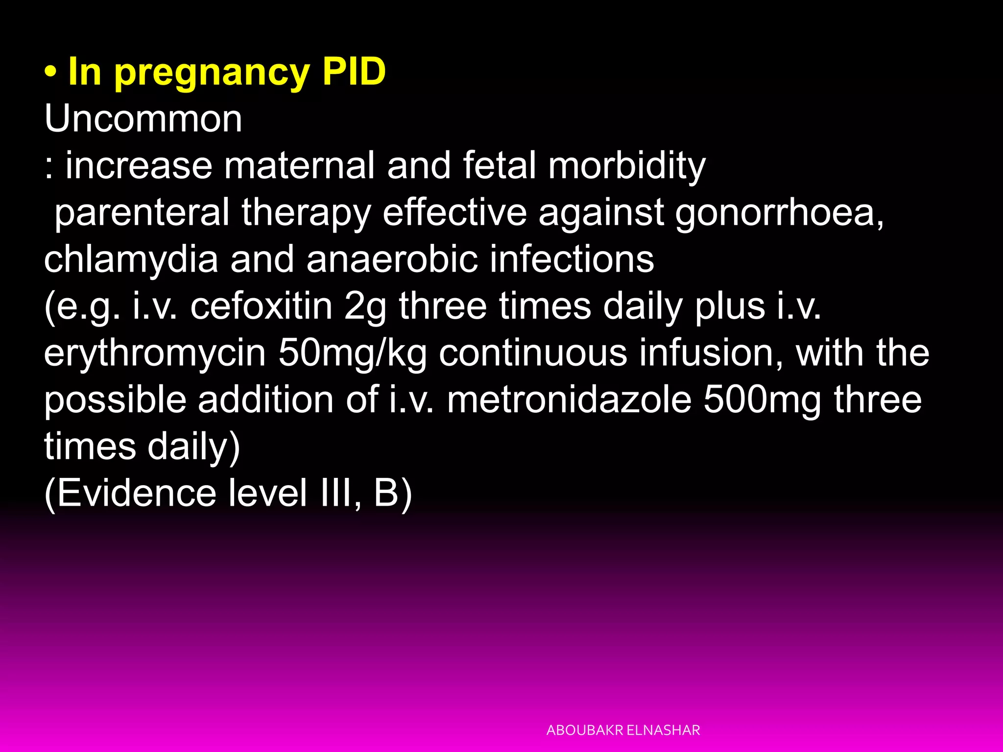 Pelvic Inflammatory Disease CDC, 2010 European Guidelines, 2012 | PDF