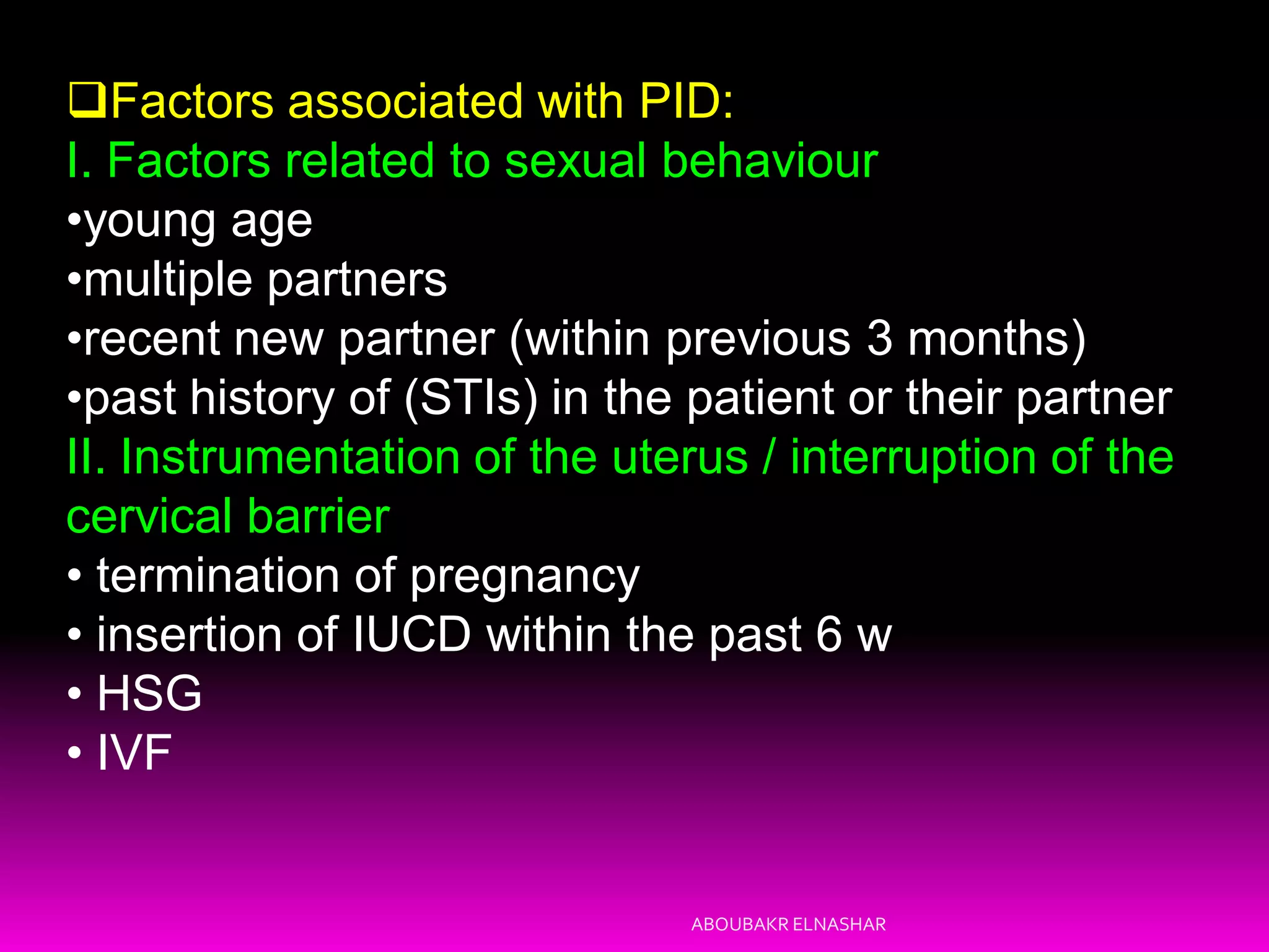 Pelvic Inflammatory Disease CDC, 2010 European Guidelines, 2012 | PDF