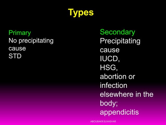 Pelvic Inflammatory Disease CDC, 2010 European Guidelines, 2012 | PDF ...