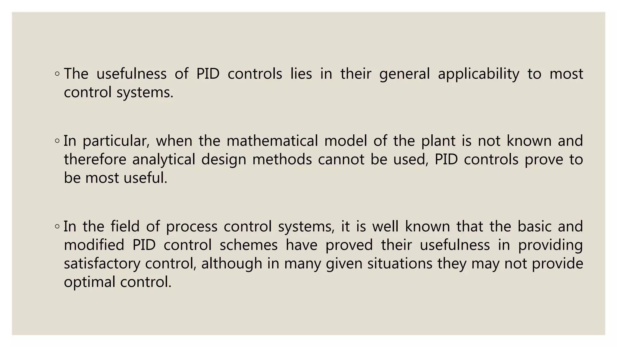 PID Controller and its design | PPTX