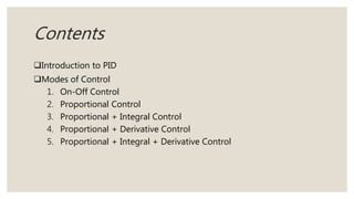 PID Controller and its design | PPTX