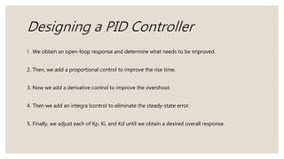 PID Controller and its design | PPTX