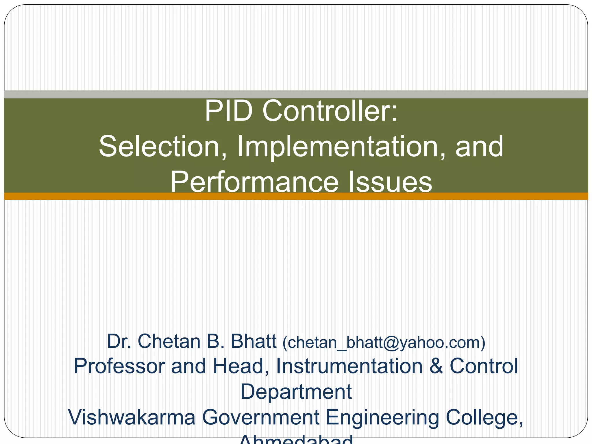 Pid controller | PPTX