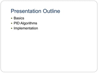 Pid controller | PPTX