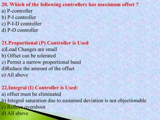 Pid controller mcq answers | PPT
