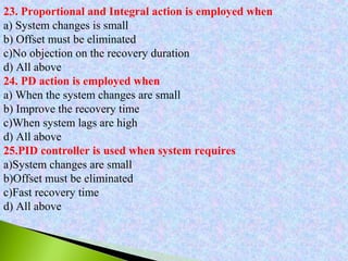 Pid controller mcq answers | PPT